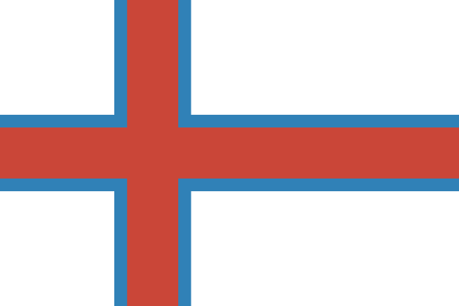 Færøernes flag ⇒ Se det færøske flags farver og historie
